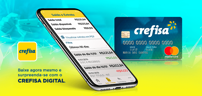 Cartão Crefisa oferece crédito para negativados no SPC/Serasa