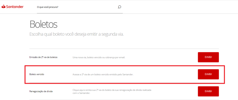 Atualizar boleto Santander - Como atualizar e tirar 2ª via boleto Santander