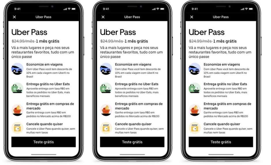 Uber anuncia plano de assinatura com descontos e benefícios no Brasil