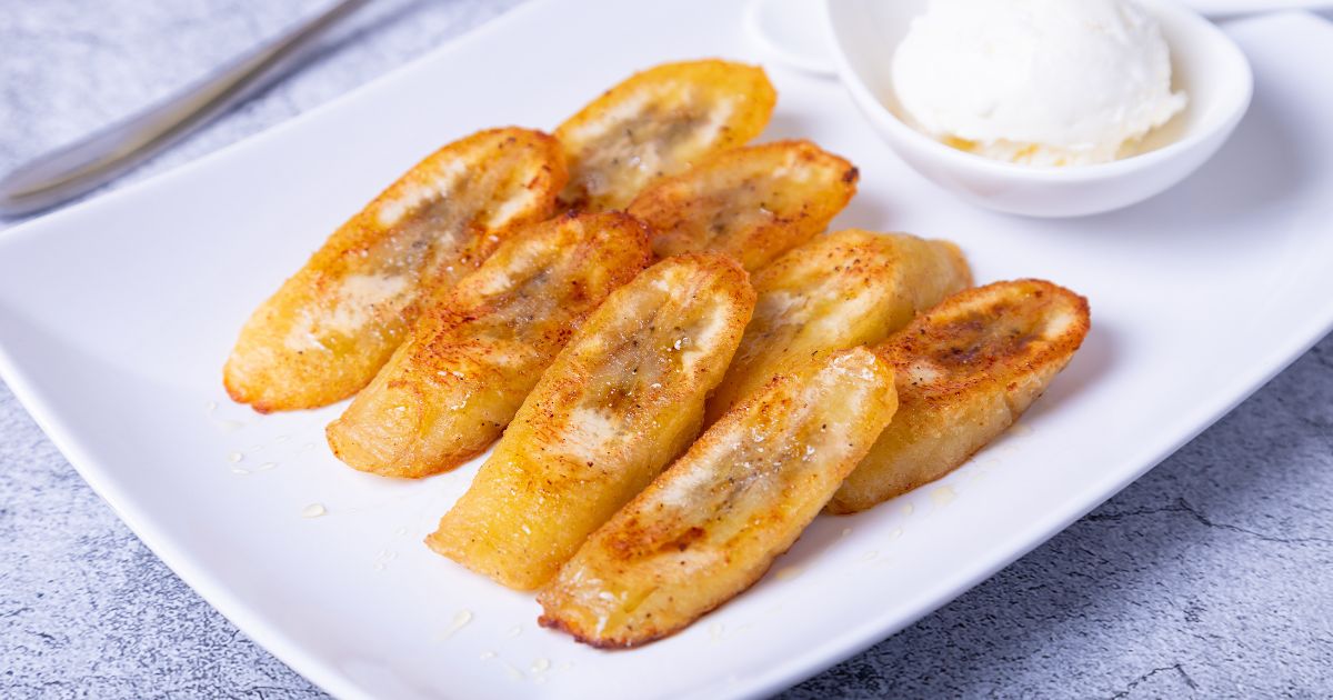 Confira a melhor receita de banana frita com canela que você já viu