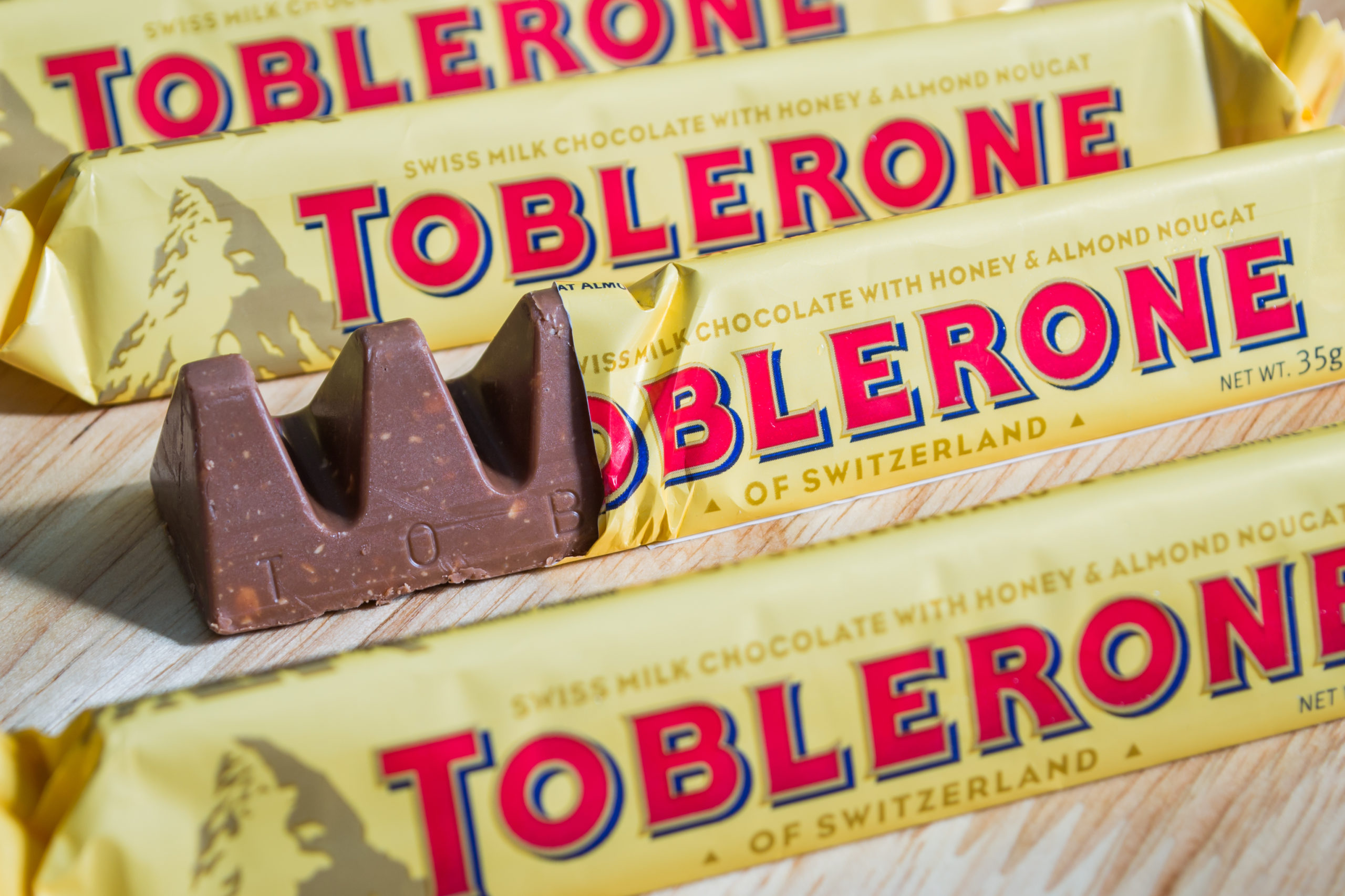 Toblerone perde traço único e não poderá dizer que é chocolate suíço