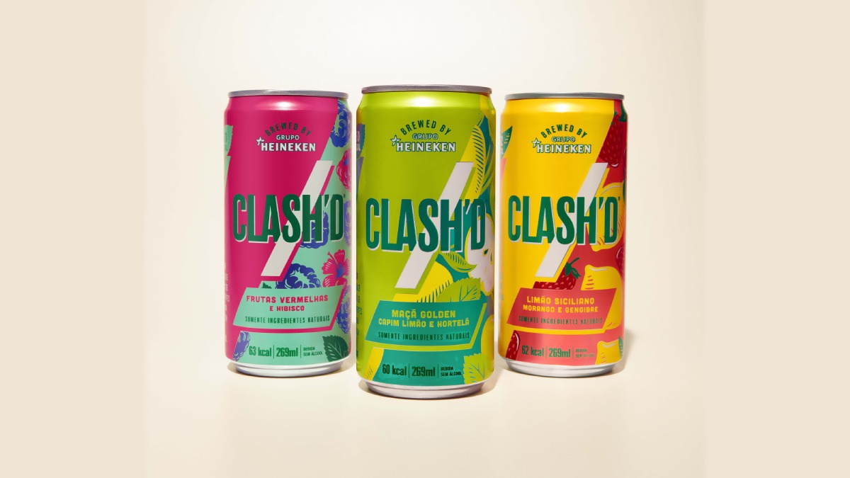 Clash’D: refrigerante da Heineken feito com cerveja chega ao Brasil