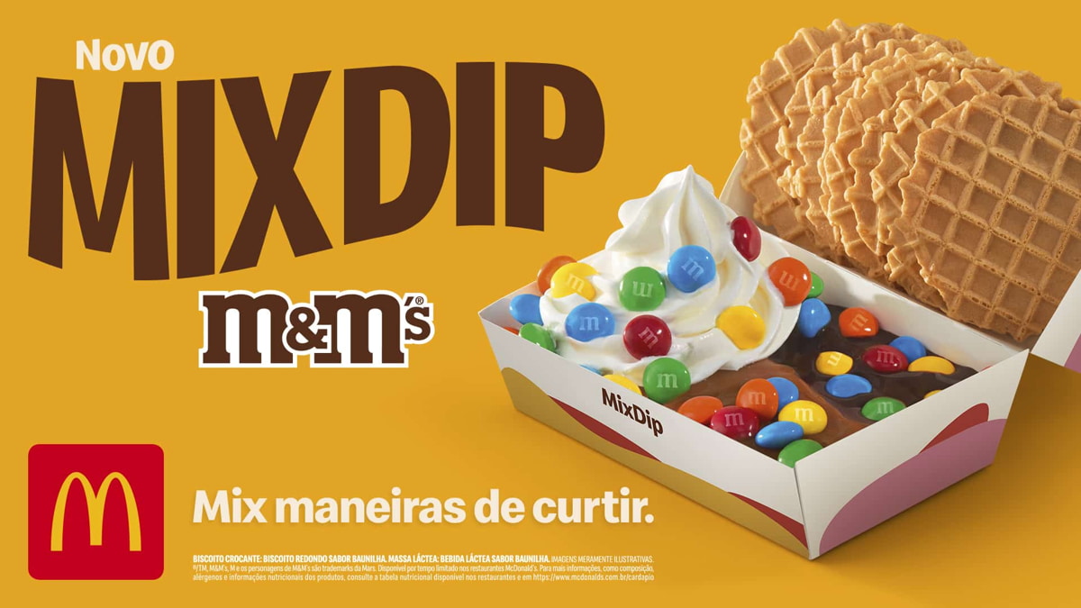 McDonald's lança o MixDip, nova sobremesa que é a cara da Geração Z